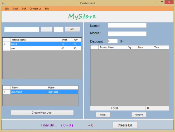 MEDICAL STORE MANAGEMENT PROJECT WINDOWS APPLICATION USING C#.NET